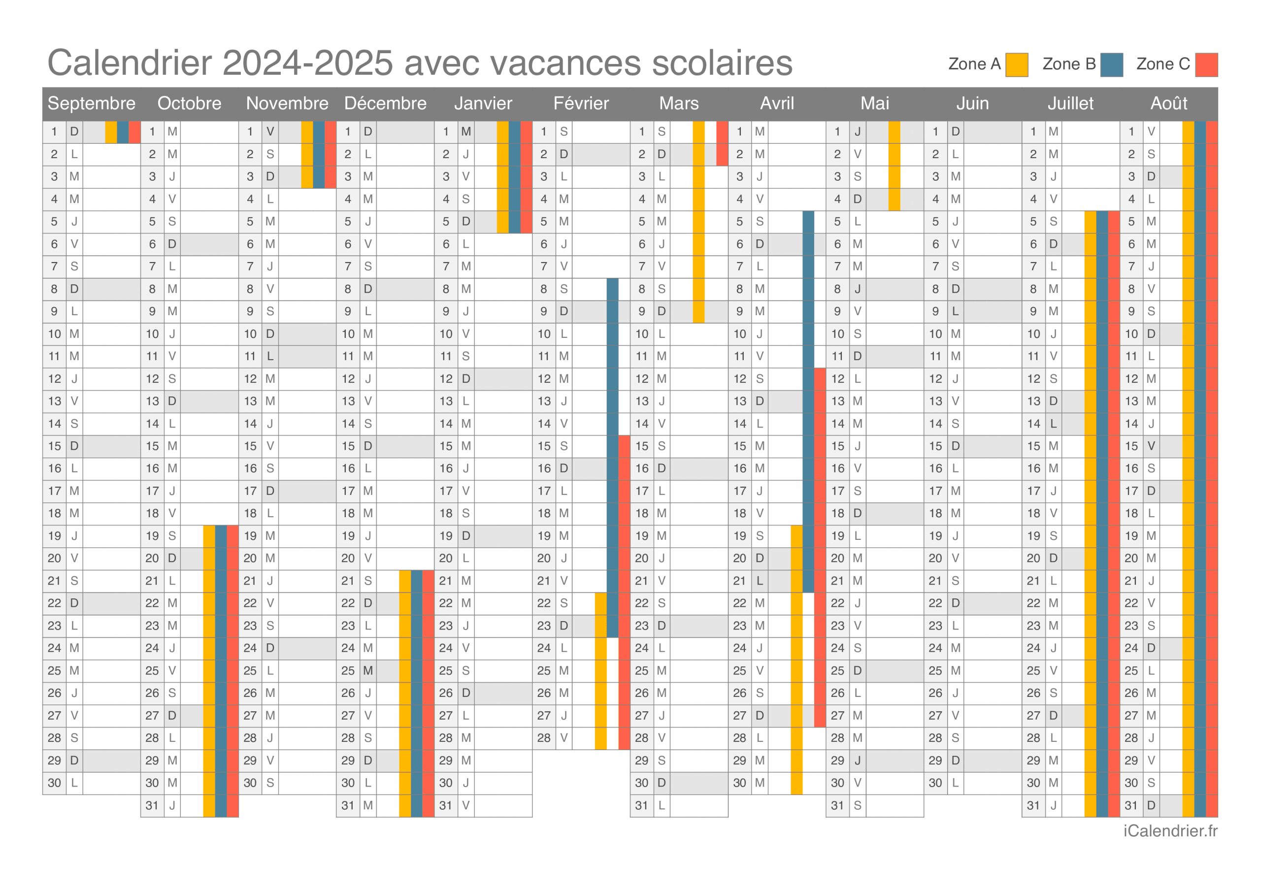Vacances Scolaires Londres